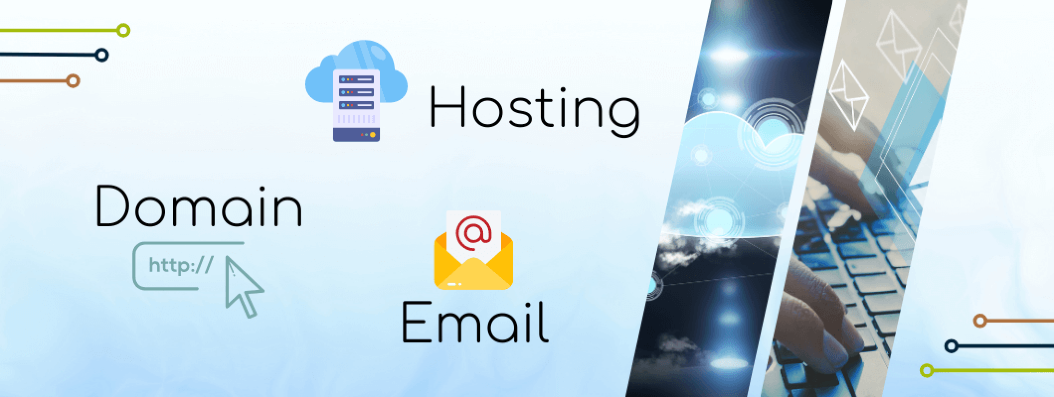 What is Hosting and a Domain? How to Create an Email with Your Domain ...